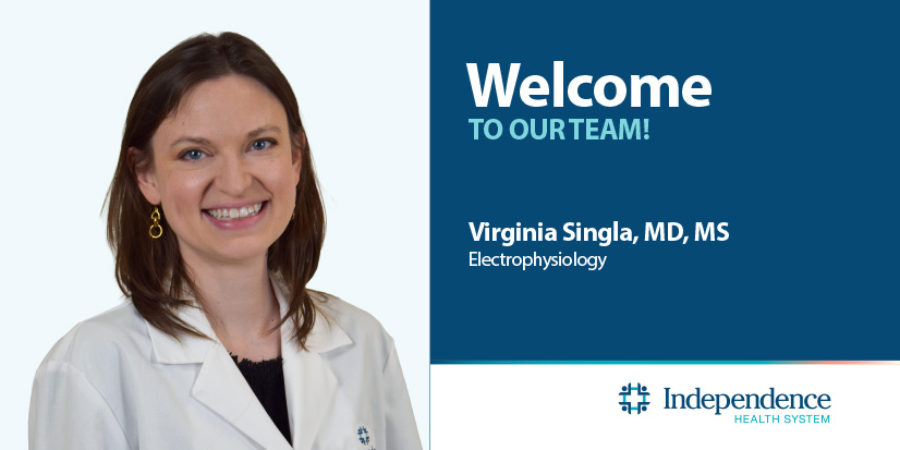 Independence Health System Welcomes Dr. Virginia Singla to the ...